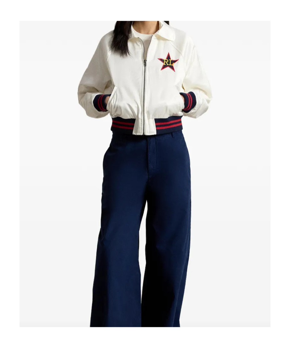 RALPH LAUREN Ralph Lauren Long-Sleeved Zip-Up Jacket with Star Detail